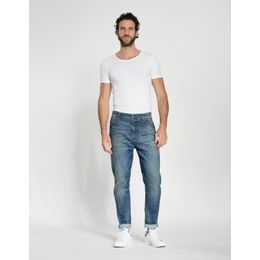 Gang Herren Loose-fit-Jeans "Gang Jeans Loose Fit 94ALESSIO", blau, Gr. 33, 90% Baumwolle, 2% Elasthan, 8% Polyester, Jeans