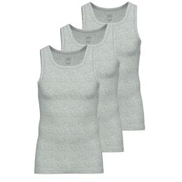 Ammann Herren Achselhemd "3er Pack Athletic Shirt Day Modern / Close to you", Gr. 6, grau, Obermaterial: 93% Baumwolle CO. 7% Elasthan EL.,