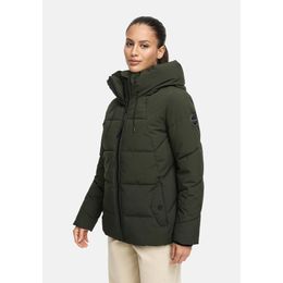 Marikoo Damen Winterjacke "Kuscheltatze"schwarz olive, Gr. S, Obermaterial: 100% Polyester; Futter: 100% Polyester; Wattierung: 100% Polyester;