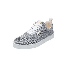 N91 Herren Sneaker "Court M AA Herrensneaker", Gr. 41, schwarz-wei&szlig;, Leder, Schuhe, Turnschuh Leder handgefertigt, sportlicher Freizeitschuh Herren