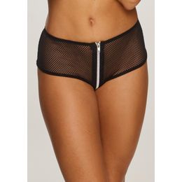 Damen Panty, Petite Fleur Gold, Gr. 36, schwarz, Netz, Obermaterial: 90% Polyamid, 10% Elasthan, Unterhosen, aus transparentem Netz-Material,