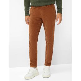 Brax Herren Chinohose "Style PHIL", braun, Gr. 36, Web, 98% Baumwolle, 2% Elasthan, Hosen