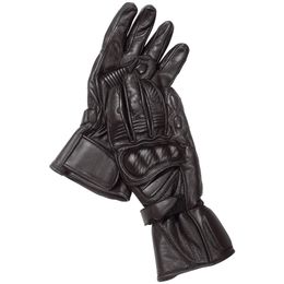 Roleff Motorradhandschuhe "Racewear", L, schwarz, Handschuhe, winddicht, wasserdicht