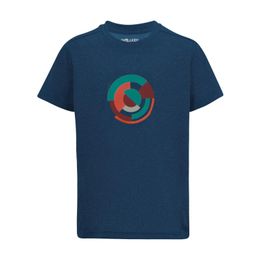 Trollkids Mädchen Funktionsshirt "KIDS SOGNEFJORD T", blau, Gr. 176, Obermaterial: 100% Polyester, Shirts, mit UV-Schutz