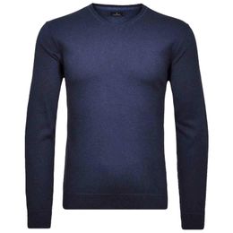 Ragman Herren Longpullover, blau, Gr. XL, 95% Baumwolle 5% Cashmere, Pullover