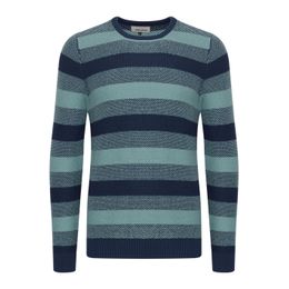 Blend Herren Strickfleece-Pullover "Strickpullover BHPullover", blau, Gr. XL, Obermaterial: 50% Baumwolle CO. 50% Polyacryl PAN., Pullover