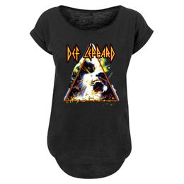 F4NT4STIC Damen T-Shirt "Def Leppard Hysteria", schwarz, Gr. XXL, Obermaterial: 100% Baumwolle, Shirts, Premium Qualit&auml;t