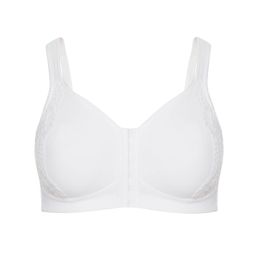 SuSa Damen Entlastungs-BH "Vorderverschluss BH London", Gr. 90, weiß, Stoff, Obermaterial: 77% Polyamid PA. 23% Elasthan EL., BHs