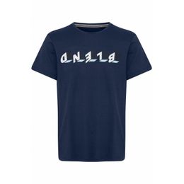 Blend Herren Print-Shirt "Print-Shirt BHTee", blau, Gr. M, Obermaterial: 100% Baumwolle CO., Shirts