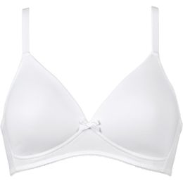 Naturana Damen Bügelloser BH "Soft Cup", Gr. 95, weiß, Obermaterial: 89% Polyamid, 11% Elasthan. Futter: 100% Polyester, unifarben, BHs, mit Schale,