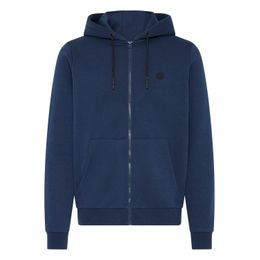 Blend Herren Kapuzensweatjacke "Kapuzenfleecejacke BHTolle", blau, Gr. S, Obermaterial: 80% Polyester PES. 20% Baumwolle CO., Sweatjacken