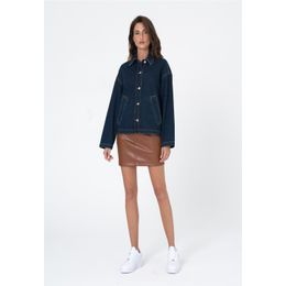 FRESHLIONS Damen Jeansjacke "Carolina", blau, Gr. M, unifarben, 100% Baumwolle, Jacken, in klassisch modernem Design