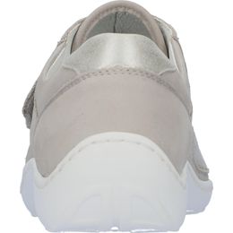 Waldl&auml;ufer WALDL&Auml;UFER Damen Klettschuh "HENNI-Soft", Gr. 4,5, silber, Nubukleder, Textil, Schuhe, Komfortschuh, Schlupfschuh mit Klettverschuss, Weite H = sehr