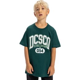 DC Shoes Jungen T-Shirt "Elective", rosa, Gr. 10, 75% Baumwolle, 25% Baumwolle, Shirts