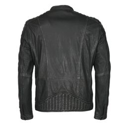 Mustang Herren Lederjacke "31020138", grau, Gr. XXL, Obermaterial: 100% Lammleder; Innenfutter: 90% Baumwolle, 10% Polyester; &Auml;rmelfutter: 100%