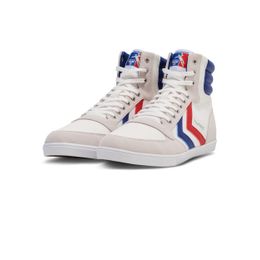 Hummel Damen Sneaker "SLIMMER STADIL HIGH", Gr. 43, blau, Leder, Textil, Schuhe
