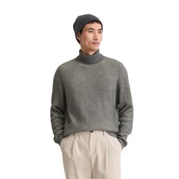 Marc O'Polo MARC O'POLO Herren Rollkragenpullover "aus Baumwoll-Schurwoll-Mix", grau, Gr. XXL, unifarben, Obermaterial: 68% Baumwolle, 17% Schurwolle, 8%
