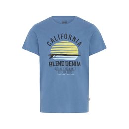 Blend Herren T-Shirt "T-Shirt BHCalifo", blau, Gr. M, Obermaterial: 100% Baumwolle CO., Shirts