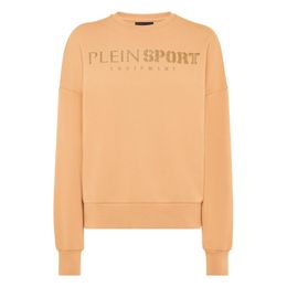 Plein Sport M&auml;dchen Sweatshirt "Sweatshirt", beige, Gr. XXL, Obermaterial: 88% Baumwolle, 12% Polyester, Sweatshirts
