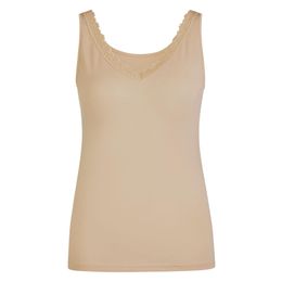 Nina von C. Damen Achselhemd "Damen Achselhemd Daily & Cosy", Gr. 50, beige, Obermaterial: 95% Modal CMD. 5% Elasthan EL., Unterhemden