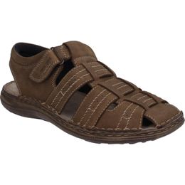 Josef Seibel Herren Sandale "Vincent 06, braun", Gr. 46, braun, Obermaterial: 100% Rindsleder Leather cow., Schuhe