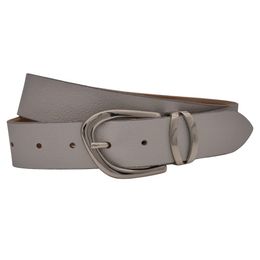 AnnaMatoni Damen Lederg&uuml;rtel "AnnaMatoni Lederg&uuml;rtel Lora2 Lederg&uuml;rtel Lora2", silber, Gr. 105, 100% Leder, G&uuml;rtel