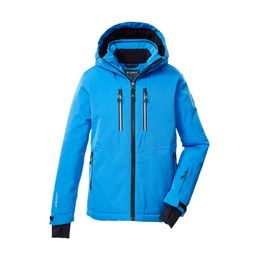 Killtec Jungen Skijacke "KSW 191 BYS SKI JCKT", blau, Gr. 140, Obermaterial: 100% Polyester.Futter: 100% Polyester.F&uuml;llung: 100% Polyester, Jacken,