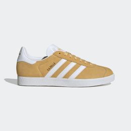 Herren Sneaker "GAZELLE", adidas originals, Gr. 40oat, cloud wei&szlig;, gold metallic, Leder, Synthetik, Schuhe