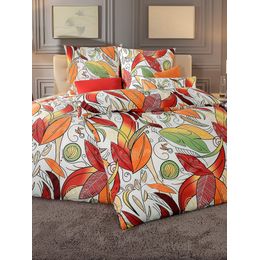 wäschepur Bettwäsche WÄSCHEPUR, orange, Mako-Satin, 100% Baumwolle, Bettwäsche