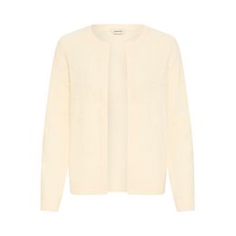 oxmo Damen Strickjacke "Strickjacke OXKalotta", beige, Gr. XL, Obermaterial: 50% Viskose CV. 27% Nylon NY. 23% Polyester PES., Strickjacken