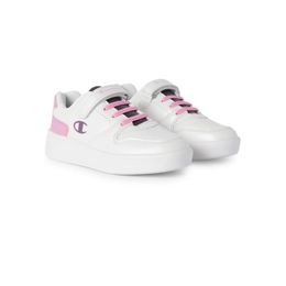 Champion Mädchen Sneaker "DEUCE G PS Low Cut Shoe", Gr. 33,5wht, ppe, uve, Synthetik, Schuhe