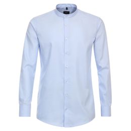 Venti Herren Businesshemd "Venti Businesshemd Langarm uni", blau, Gr. 38, unifarben, 100% Baumwolle, Hemden