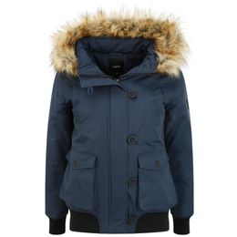 oxmo Damen Winterjacke "Winterjacke OXAcila", blau, Gr. L, Obermaterial: 100% Nylon NY., Jacken