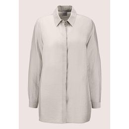 Madeleine Mode MADELEINE Damen Hemdbluse "Hemdbluse Lange Tencel-Bluse mit Manschetten&auml;rmel", beige, Modern, Gr. 34, Obermaterial: 84% Lyocell CLY. 16% Polyamid