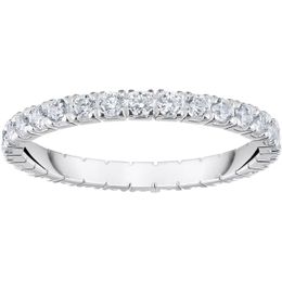 Thomas Sabo Damen Fingerring "Schmuck Silber 925 Ring", 52, Silber 925 (recycelt), 2mm, silber, Silber 925 (recycelt), Fingerringe, mit Zirkonia