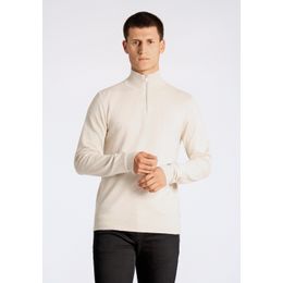 LINDBERGH Herren Troyer "LINDBERGH Troyer", wei&szlig;, Gr. L, Obermaterial: 80% Viskose, 20% Nylon, Pullover