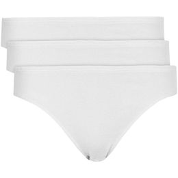 Nina von C. Damen Jazz-Pants Slips ""Fine Cotton"", Gr. 40, wei&szlig;, Obermaterial: 100% Baumwolle, unifarben, Unterhosen, basic, eng, leicht, elastisch,