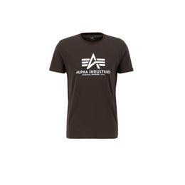 Herren T-Shirt "Basic T-Shirt BL", schwarz, Gr. S, Alpha Industries, Obermaterial: 100% Baumwolle, Shirts