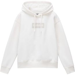 Napapijri Herren Kapuzensweatshirt, blau, Gr. L, unifarben, Web, Obermaterial: 80% Baumwolle, 20% Polyester, Sweatshirts, Mit Rundhalsausschnitt