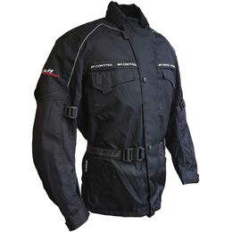 Roleff Motorradjacke "Reno", 4XL, schwarz, Jacken, mit Protektoren, 4 Taschen, 3 Bel&uuml;ftungsl&ouml;cher
