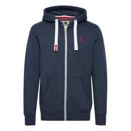 !Solid SOLID Herren Kapuzensweatjacke "Kapuzensweatjacke SDBennZip", blau, Gr. M, Obermaterial: 50% Baumwolle CO. 50% Polyester PES., Sweatjacken