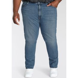 LEVI'S® PLUS LEVI'S PLUS Herren Tapered-fit-Jeans "512", blau, Gr. 48, Denim/Jeans, Obermaterial: 70% Baumwolle, 28% Lyocell, 2% Elasthan, Jeans, in authentischer