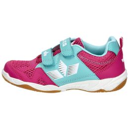 Lico M&auml;dchen Hallenschuh "Sportschuh Sport V", Gr. 35, rosa, Synthetik, Schuhe