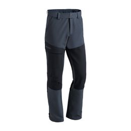 Maier Sports Herren Outdoorhose "Fleeceflex M", grau, Gr. 46, 92% POLYESTER, 8% ELASTHAN, Hosen, robuste Herren Winter-Trekkinghose 4-Wege-Stretch