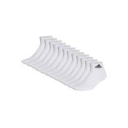Herren Kurzsocken "Socken Cushioned Sportswear Ankle 12er Pack", adidas originals, Gr. 46, wei&szlig;, Obermaterial: 62% Baumwolle CO. 34% Polyester PES.