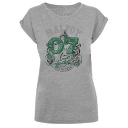 F4NT4STIC Damen T-Shirt "Harry Potter Draco Malfoy Seeker", grau, Gr. XS, Obermaterial: 100% Baumwolle, Shirts, Print
