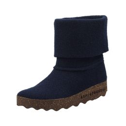 Asportuguesas Damen Stiefelette "Asportuguesas Stiefelette Filz", Gr. 42, blau, Filz, Schuhe