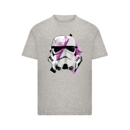 F4NT4STIC M&auml;dchen T-Shirt "Star Wars Stormtrooper Sketch", grau, Gr. 122, Obermaterial: 100% Baumwolle, Shirts, Premium Qualit&auml;t