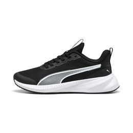 Puma Damen Sneaker "FLYER LITE 3 JR", Gr. 35,5, schwarz-wei&szlig;, Textil, Schuhe
