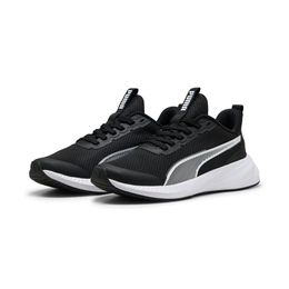 Puma Jungen Sneaker "FLYER LITE 3 JR", Gr. 36, schwarz-wei&szlig;, Textil, Schuhe